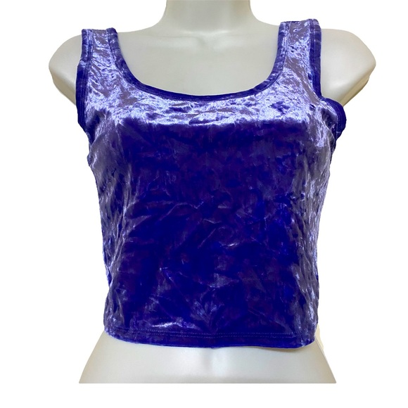 Forever 21 | Tops | Crushed Velvet Crop Tank Top | Poshmark